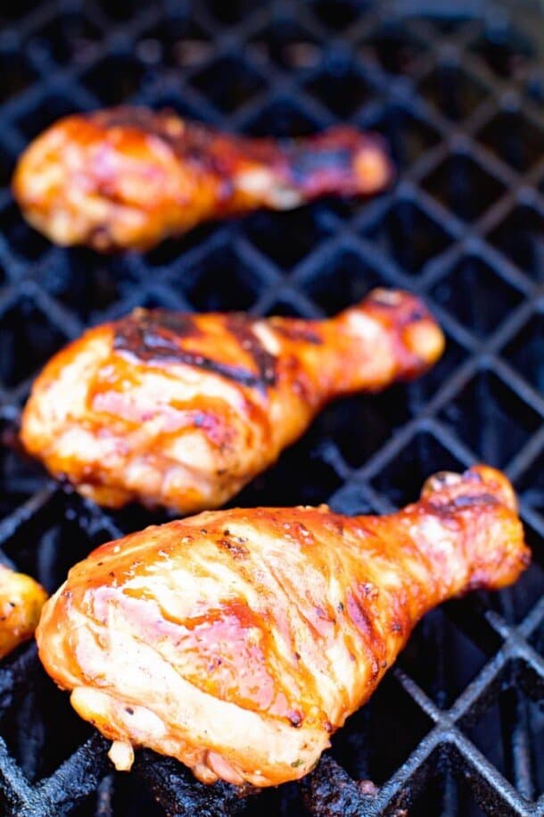 Grilled BBQ Chicken Legs - Gimme Some Grilling