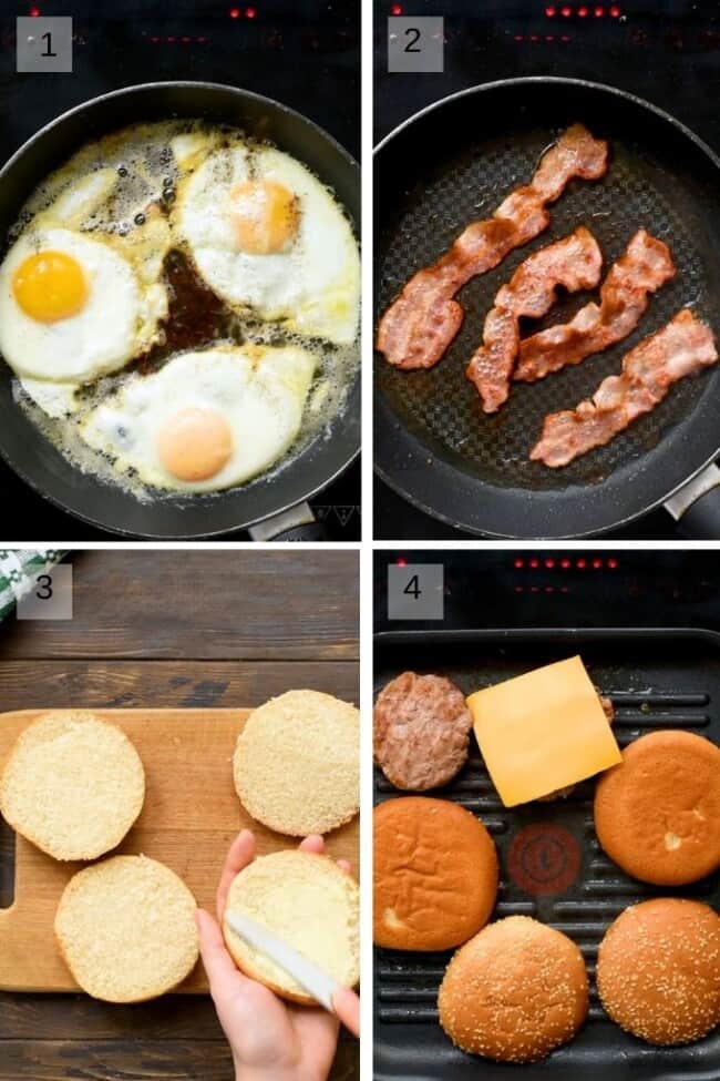 Fried Egg Burger - Gimme Some Grilling