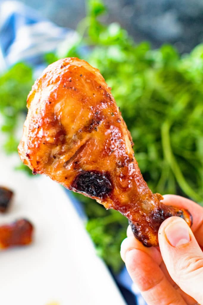 Grilled BBQ Chicken Legs - Gimme Some Grilling