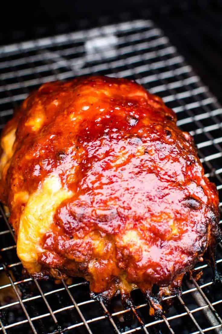 BBQ Smoked Meatloaf - Gimme Some Grilling