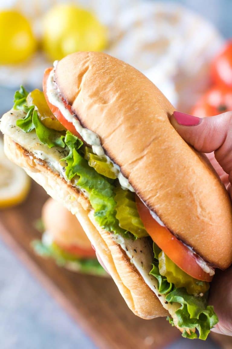 Grilled Walleye Sandwich - Gimme Some Grilling