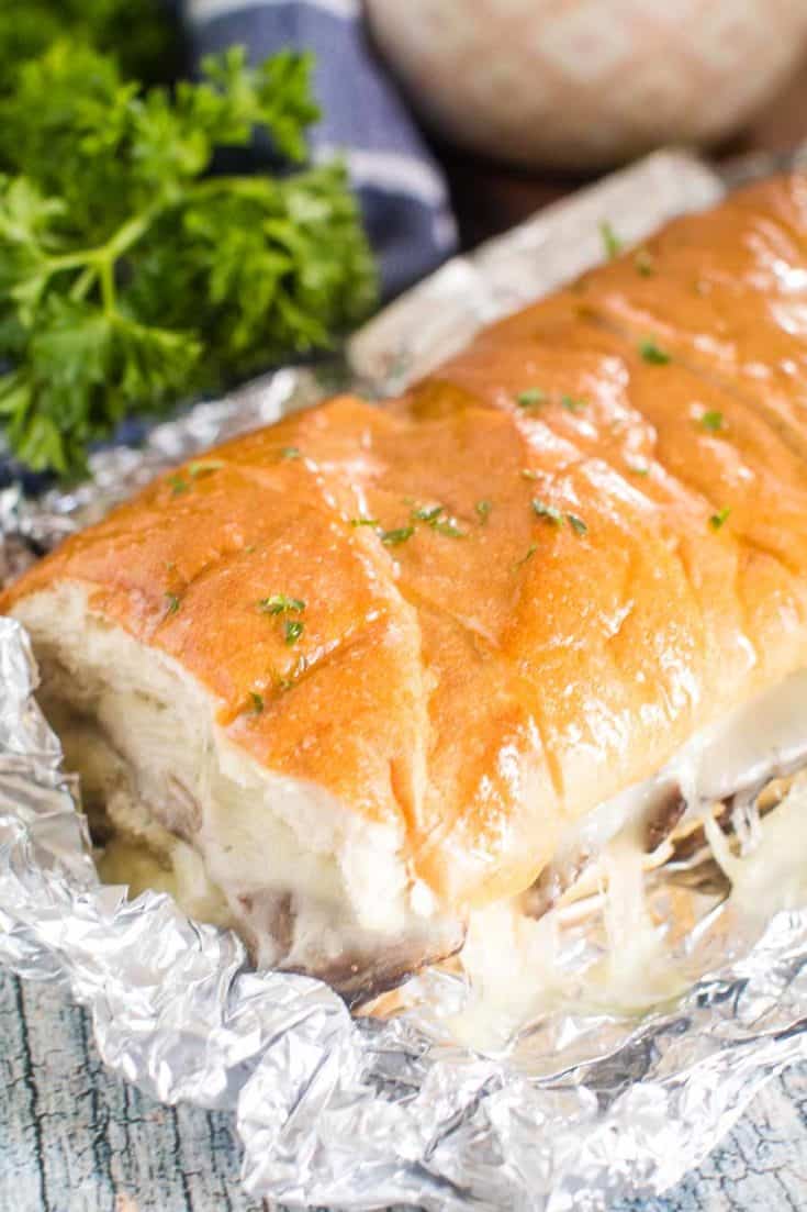 French Dip Foil Packets - Gimme Some Grilling