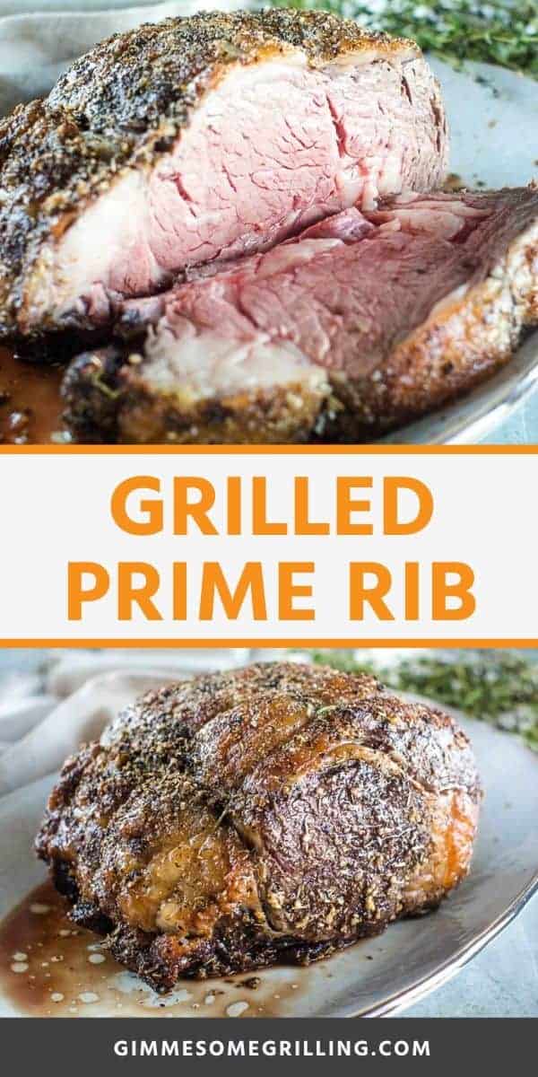 Grilled Prime Rib - Gimme Some Grilling