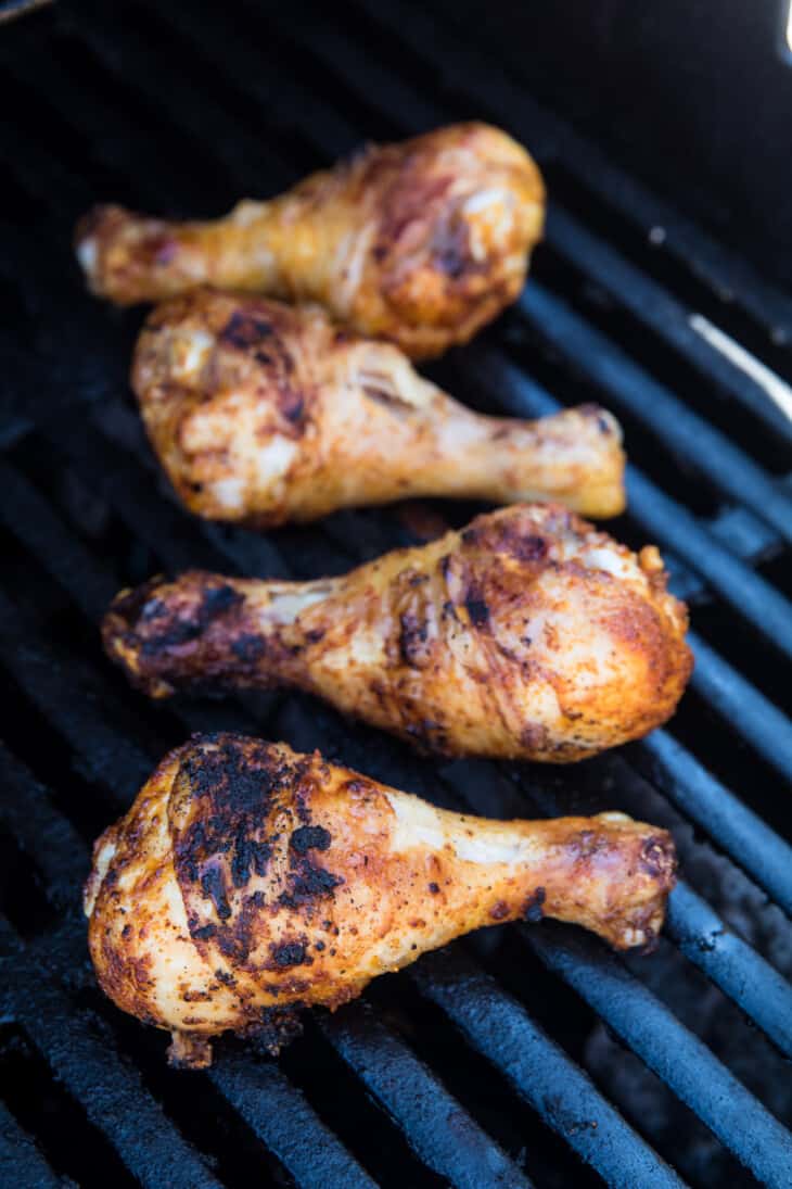 Grilled Chicken Legs - 30 Minute Meal! - Gimme Some Grilling