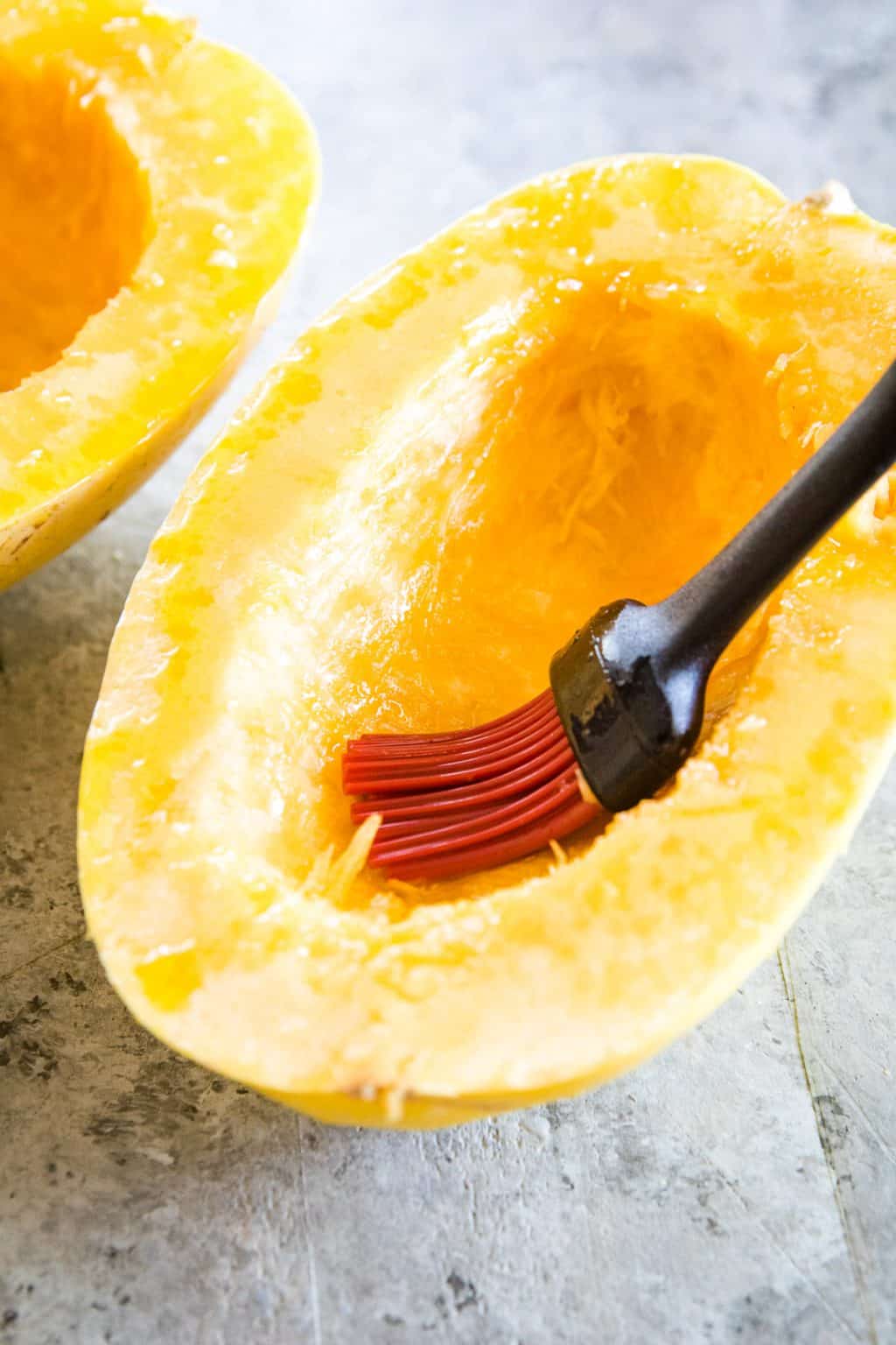 Grilled Spaghetti Squash - Gimme Some Grilling