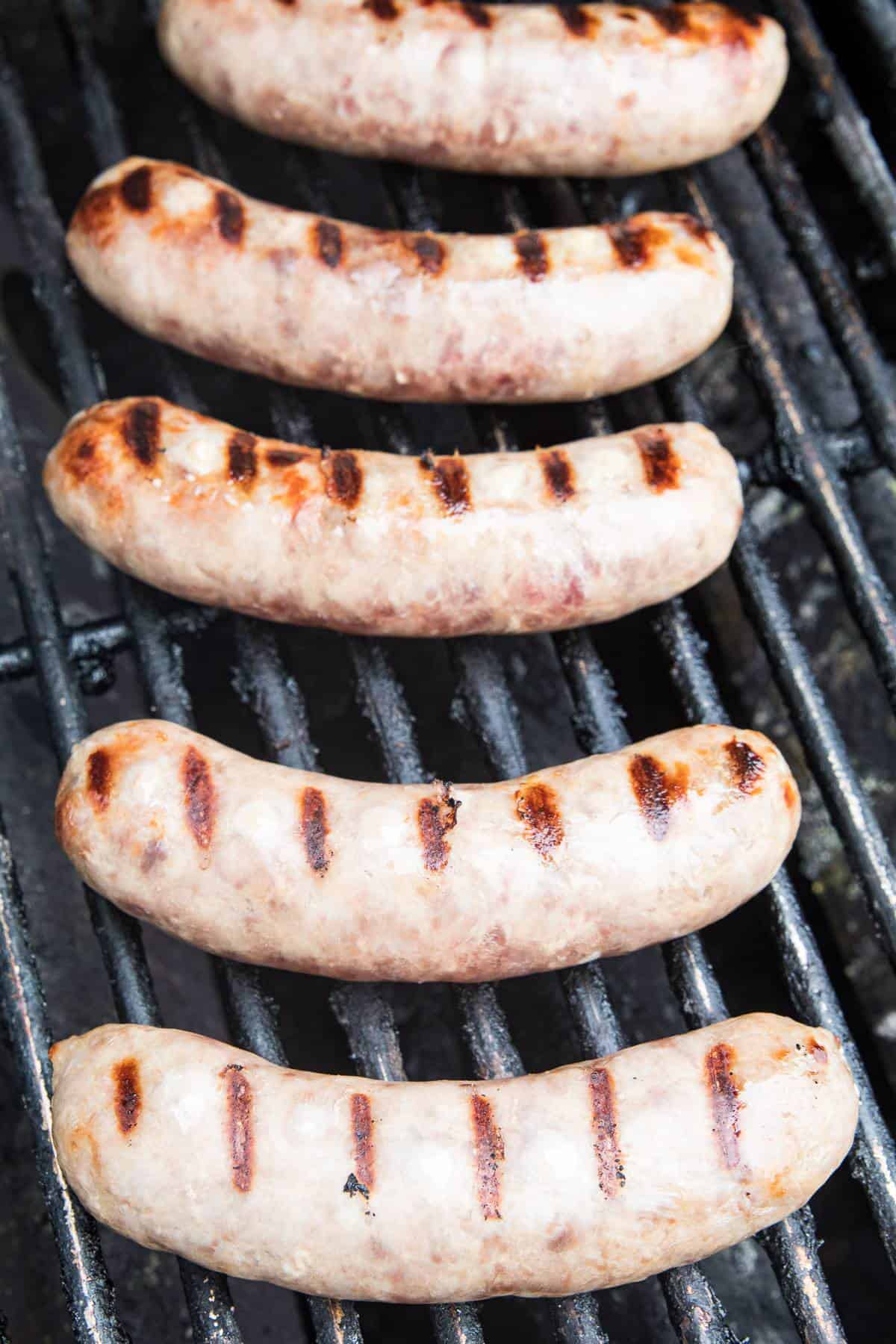 Chili Cheese Brats - Gimme Some Grilling