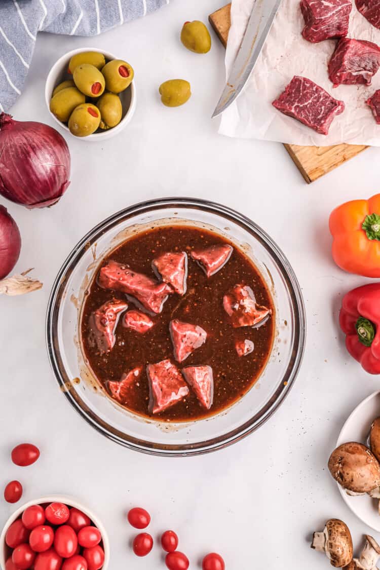 Smoked Steak Kabobs - Easy Smoker Recipe! - Gimme Some Grilling