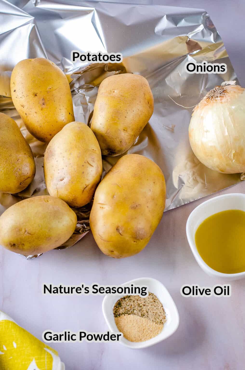 Grilled Foil Packet Potatoes with Onions! - Gimme Some Grilling