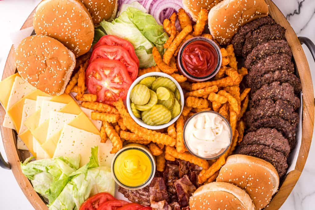 How to Make a Burger Board - Gimme Some Grilling