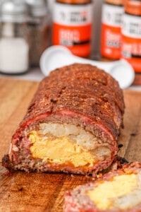 Smoked Breakfast Fatty - Gimme Some Grilling