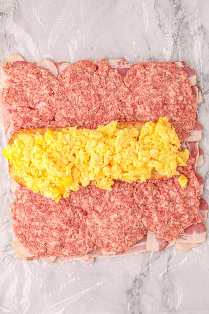 Smoked Breakfast Fatty - Gimme Some Grilling