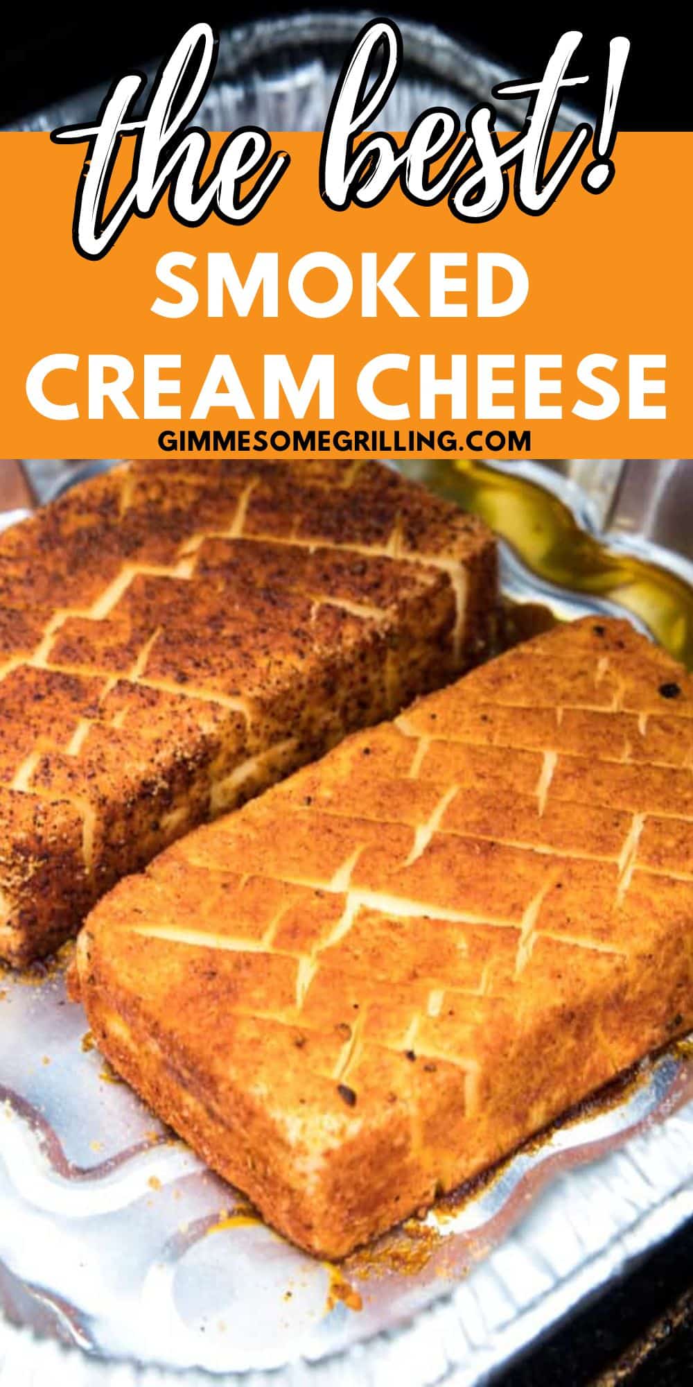 Smoked Cream Cheese - 3 Ingredients! - Gimme Some Grilling