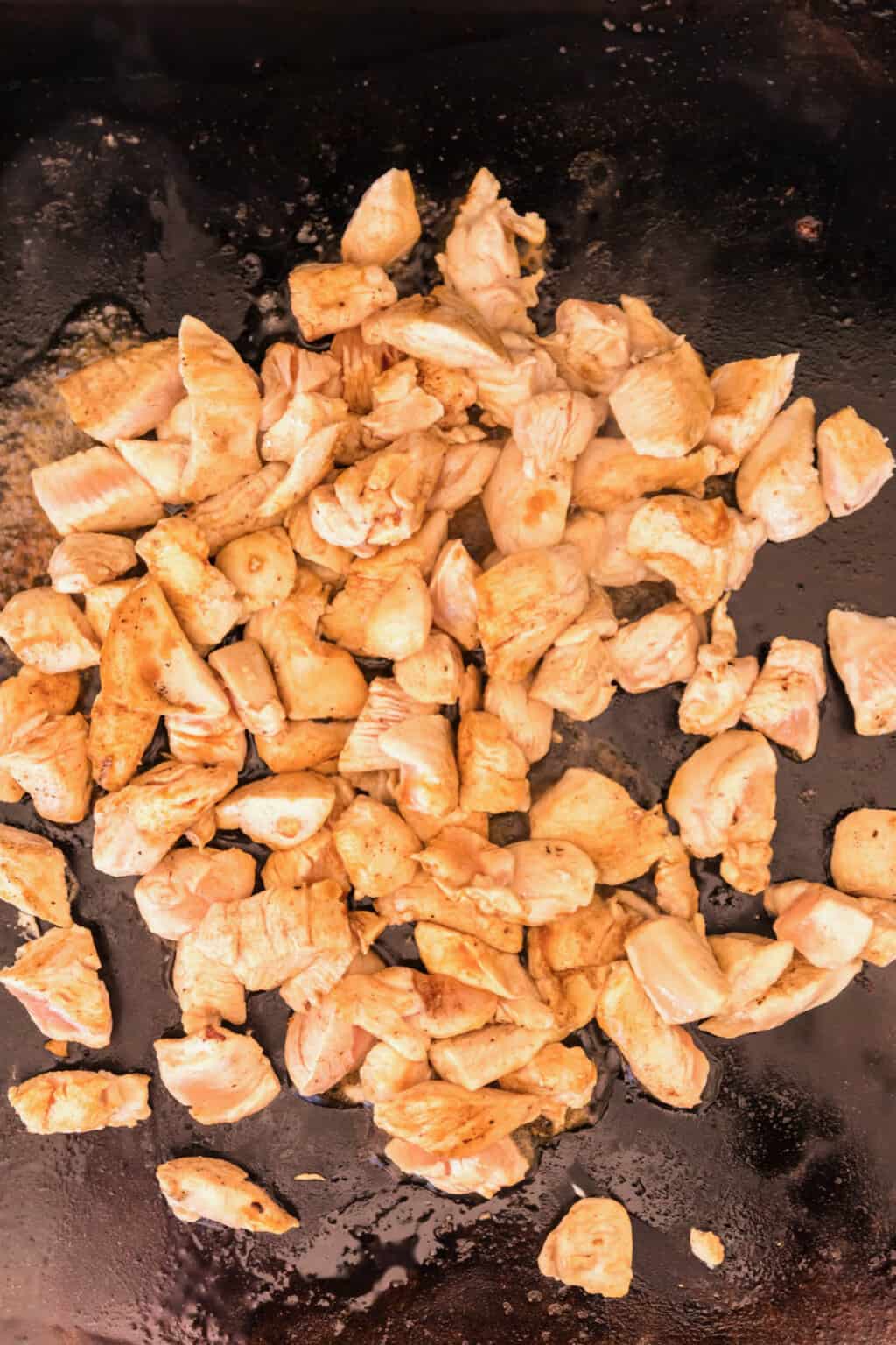 Blackstone Chicken Fried Rice - Gimme Some Grilling