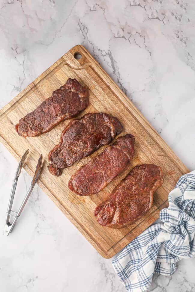 Smoked Steak - Gimme Some Grilling