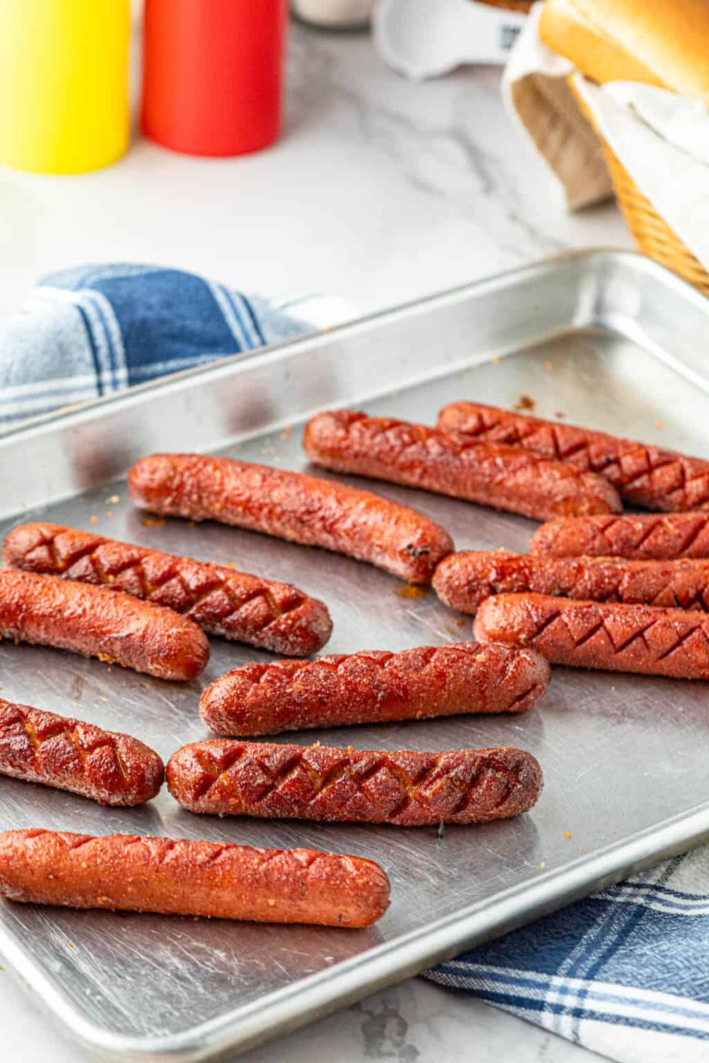 Smoked Hot Dogs - Gimme Some Grilling