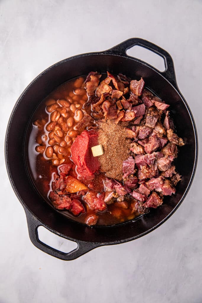 Smoked Brisket Chili - Gimme Some Grilling