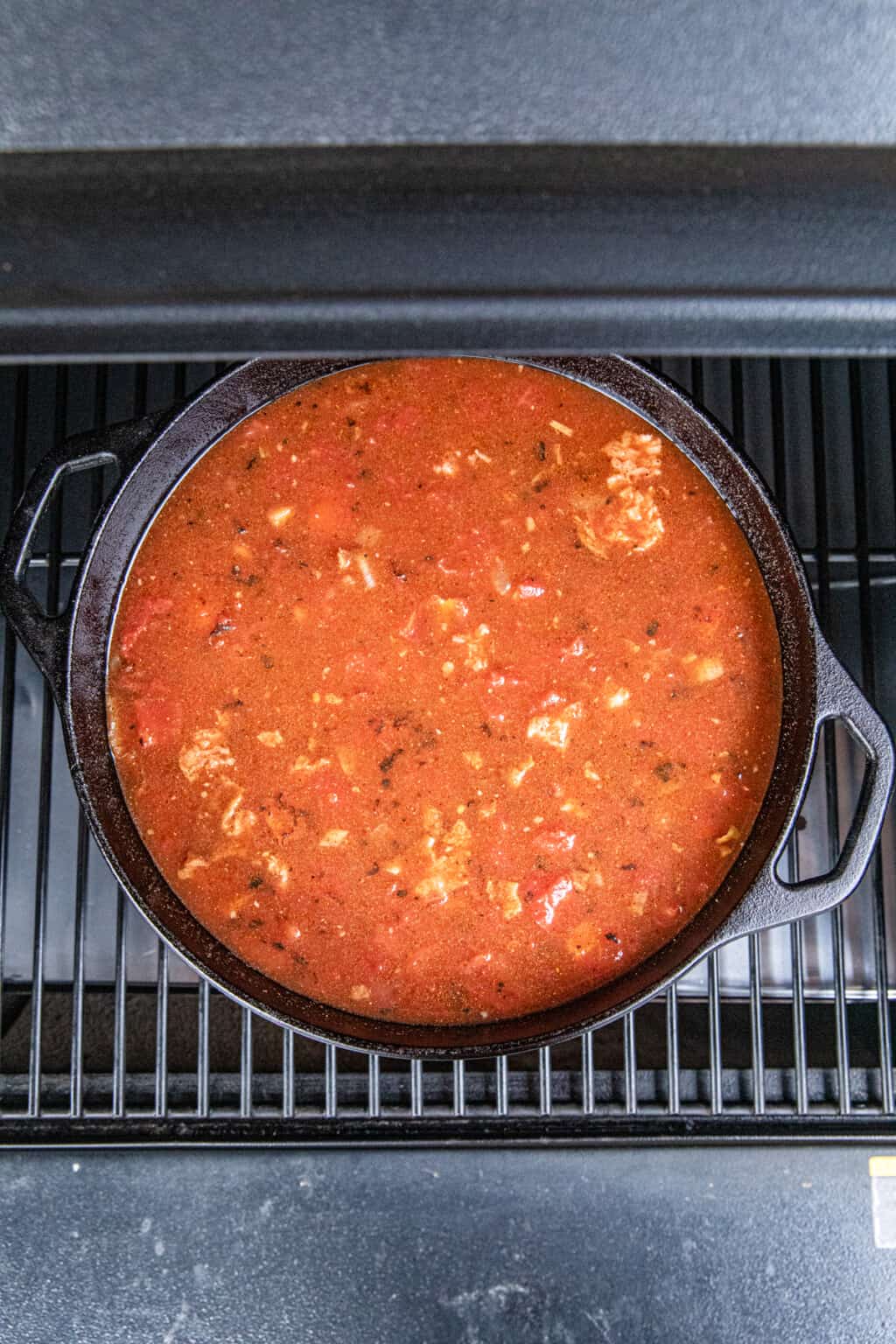 Smoked Brisket Chili - Gimme Some Grilling