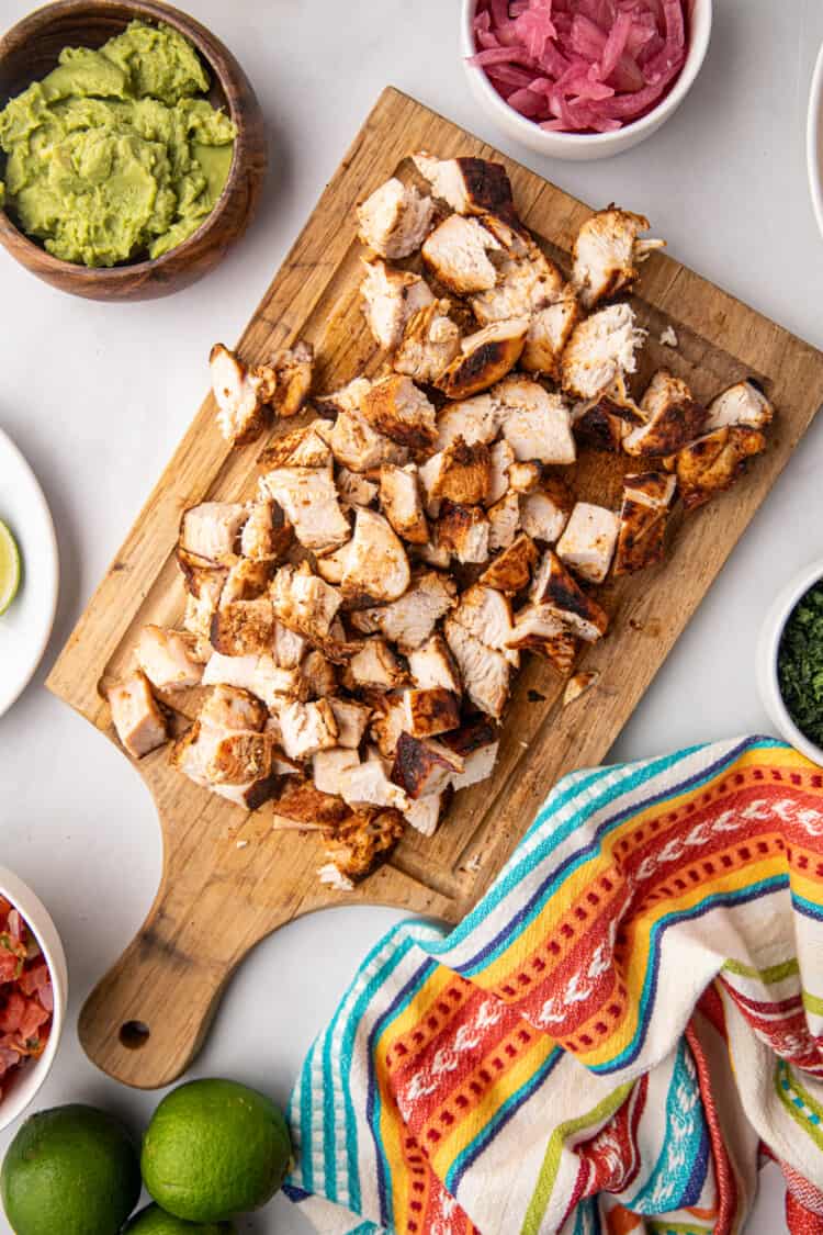 Easy Grilled Chicken Street Tacos - Gimme Some Grilling