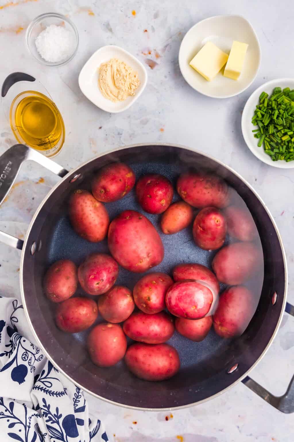 Blackstone Smashed Potatoes - Gimme Some Grilling