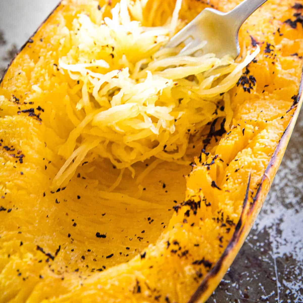 Grilled Spaghetti Squash - Gimme Some Grilling