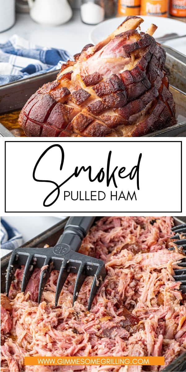 Smoked Pulled Ham Recipe (Flavorful And Delicious) - Gimme Some Grilling