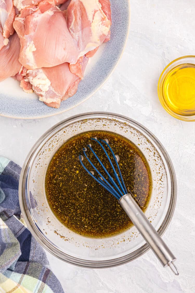 Delicious & Easy Blackstone Chicken Thighs - Gimme Some Grilling