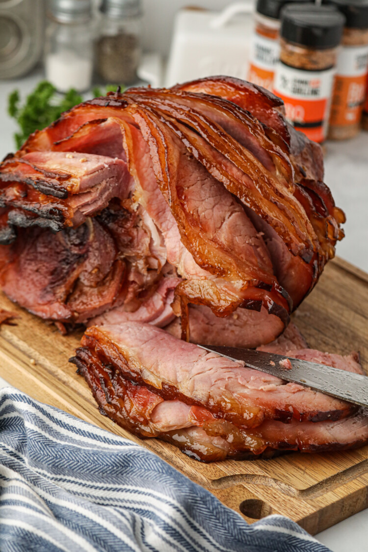 Grilled Ham - Gimme Some Grilling